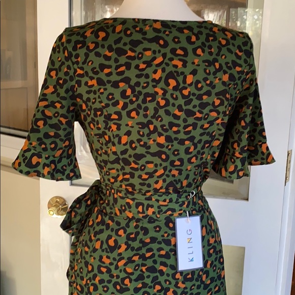 Kling | Skirts | Kling 2 Piece Animal Print Wrap Skirt Set | Poshmark